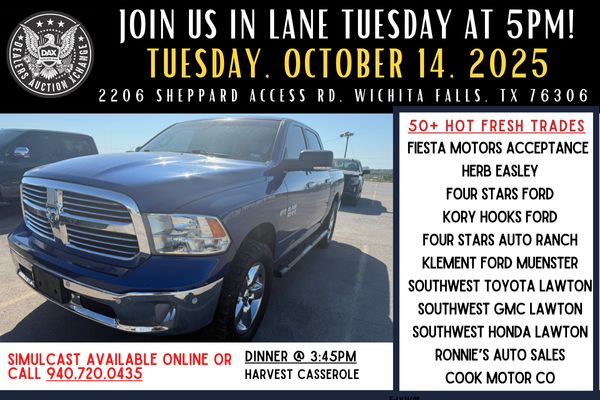 DAX of Wichita | DAX of Wichita Falls Auto Auction